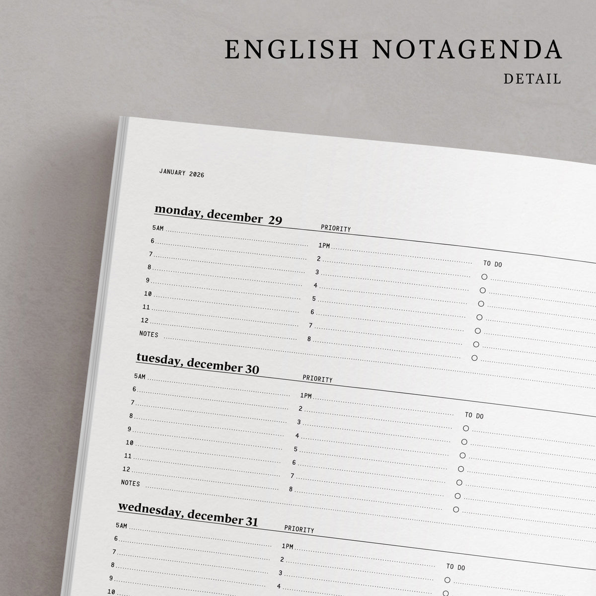 Notagenda 2026 - La Rouge – Raoul et Simone
